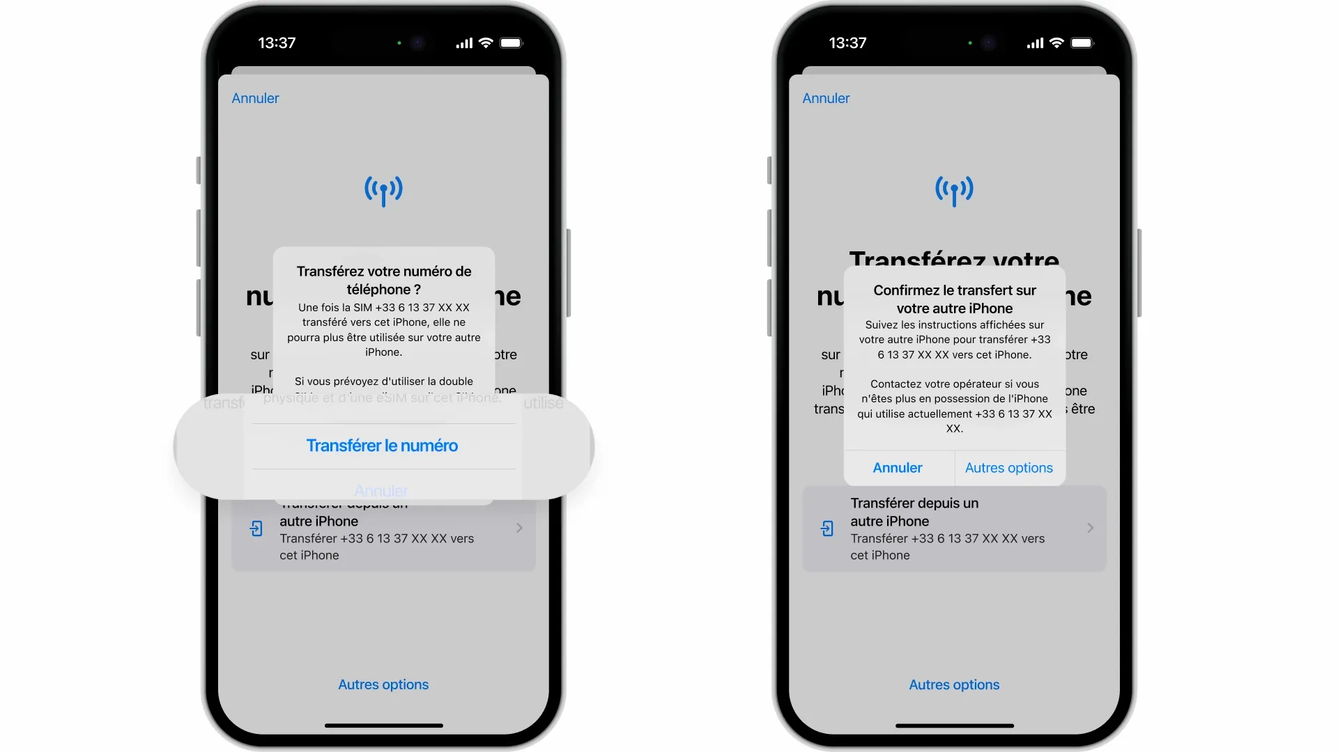 Assistance Free - Comment transférer la eSIM de mon ancien iPhone vers un nouveau grâce au ...